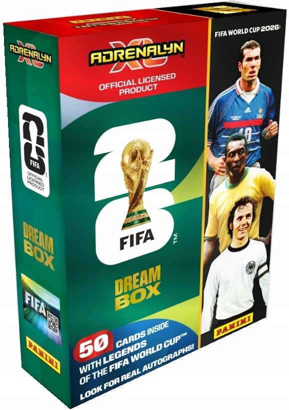 Dream Box FIFA World Cup 2026 Panini – 50 Kart Kolekcjonerskich | Karty ...